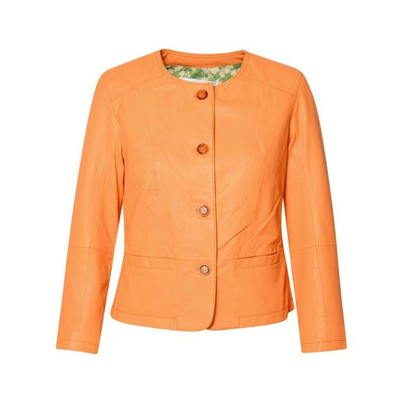 BULLY | Jackets & Coats | Bully Orange Leather Jacket | Poshmark